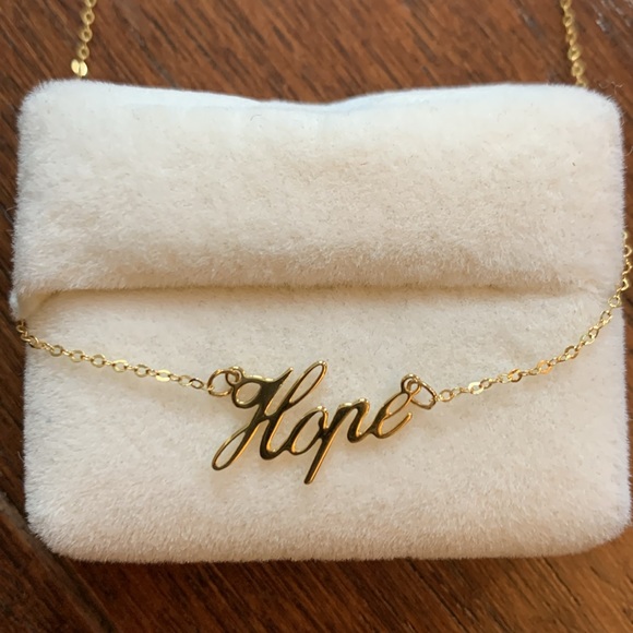 Source Unknown | Jewelry | Hope Necklace | Poshmark